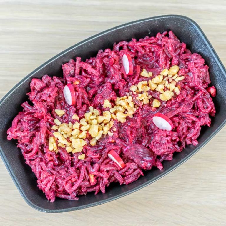 Salade de betterave aux épices et aux noix : betteraves cuites, noix ...